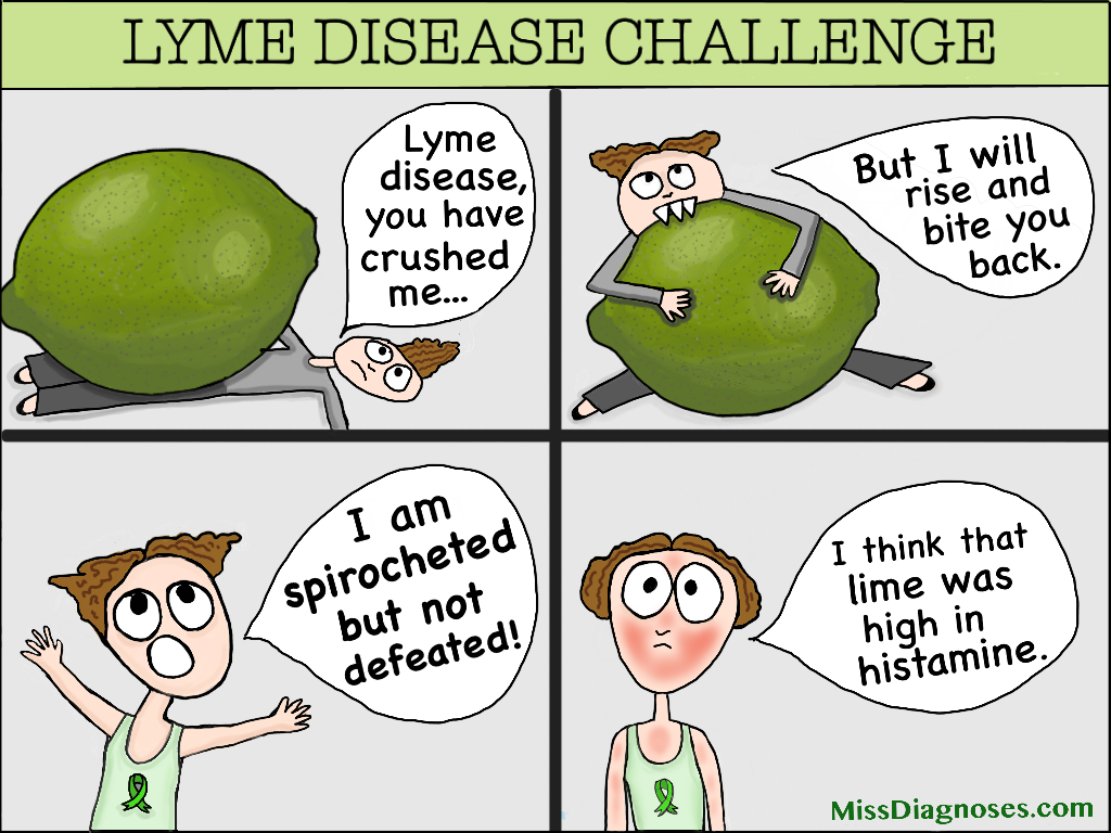 Lyme Disease Challenge Comic, a Lyme Meme, and Lyme Cartoon Awareness ...